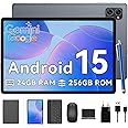 TABWEE T20 Tablet mit Tastatur - Android 15, 24GB RAM+256GB ROM , Octa-Core, Tablet 10 Zoll ...
