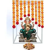 Conex Ganpati & Gauri Big Metal Pooja Base for Home, Temple, Office ...