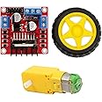 Auto Botix Robotic car kit including L298N 2A Based Motor Driver ...