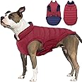 Lelepet Dog Coat, Reversible Dog Winter Coat for Small Medium Large ...