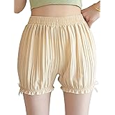 CHICTRY Womens Tiered Lace Ruffle Panties Underwear Boyshorts Frilly Knickers Ruffle Bloomers ...