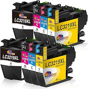 Clorisun LC3219XL LC3217 Ink Cartridges for Brother LC3219 LC3217 XL ...