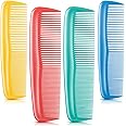Patelai 4 Pcs Hair Combs Men Plastic Pocket Combs Fine and Standard ...