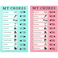 2Pcs Chores Chart for Kids,Checklist Board to Do List Memo Boards Chore Chart Memo Boards My ...