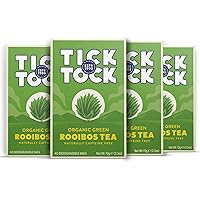 Tick Tock Earl Grey Rooibos Tea | Caffeine-Free Tea | Pack of 4 x 40 ...
