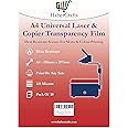 Universal Laser Transparency Film A4 Clear OHP Sheets Laser Printer ...