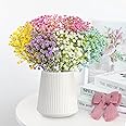 HJJMN 50Pcs Artificial Gypsophila Bouquets, Assorted Colours Fake Baby ...