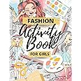 Fashion Activity Book For Girls: Ages 7-12 | Includes Fashion Templates ...