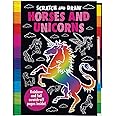 Scratch and Draw Unicorns & Horses Too! - Scratch Art Activity Book ...