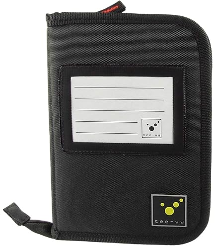 Robustes Nylon Fahrtenbuch PAX Fahrtenbuch DIN A5 – Schwarzes Ringbuch ...