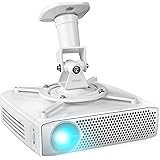 Duronic PB05XB Support pour Vidéoprojecteur Plafond | Rotatif 360° Inclinable 90° et Pivotable ...