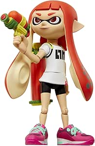 World of Nintendo Splatoon - Inkling Girl Action Figure: Amazon.co.uk ...