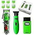 TPOB Slime 2 Barber Hair Clippers Trimmer Shaver Set for Men with Matte ...