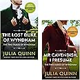 Julia Quinn Two Dukes of Wyndham Series 2 Books Collection Set (The Lost Duke Of Wyndham & Mr ...