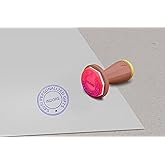 Savri Personalized Custom Stamp Mohar-Name,Designation & Firm Engraved ...