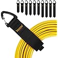 Heavy Duty Storage Straps(10-Pack), Trilancer Hook-and-Loop Cord ...