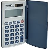 Sharp EL-250S Taschenrechner (8 Stellen, Solar- und Batteriebetrieb ...