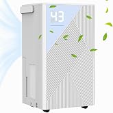12L/Day Dehumidifier with Laundry Drying Mode for Home with Automatic ...