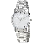 Sonata Quartz Analog White Dial Silver Stainless Steel Strap Watch for ...