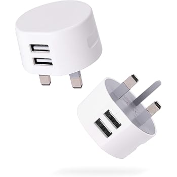 USB Mains Charger 1A Fast Universal Phone Wall Plug for iPhone XS XR X ...