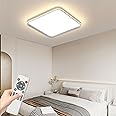 Mikeru 40cm Full Spectrum Square Ceiling Light, 3 Colour Temperatures ...