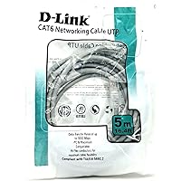 D-Link Cat-6 Patch Cord With RJ45 Connectors | Ethernet LAN Cable (Grey ...