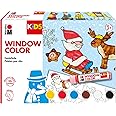 Marabu 0306000000003 - Kids Window Color Christmas mit 6 x 25 ml Farbe ...