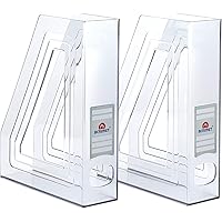 Acrimet Magazine File Holder, Durable Rack, Space-Saving Organizer ...