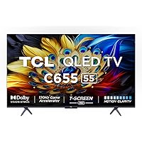 TCL 139 cm (55 inches) 4K Ultra HD Smart QD-Mini LED Google TV 55C755 (Black) : Amazon.in ...