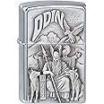 Amazon.de: Zippo Feuerzeug 1300097 Viking Odin Emblem Benzinfeuerzeug ...