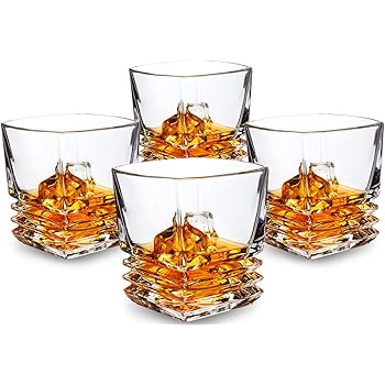 Cibi Double Blade Runner Whisky Glass (Twin Pack) 37cl: Amazon.co.uk ...