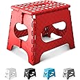 KEPLIN 11 Inch Heavy Duty Folding Step Stool | Non-Slip Foldable ...