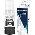 LCL Compatible Ink Cartridge PFI-050 PFI-050BK (1PK 70ml Black) Replacement for Canon ...