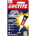 Loctite Super Attak Power Flex, Colla liquida trasparente e istantanea per materiali flessibili ...