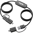 Plugable USB Data Transfer Cable PC to PC, Compatible with Windows USB ...