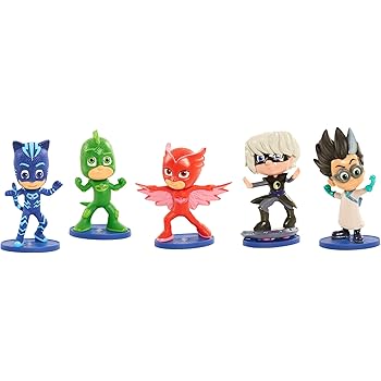 Giochi Preziosi - PJM05 - Pack 5 Figurines de Pyjamasques: Amazon.fr ...