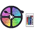AIJIAER LED Strip Lights Colour Changing RGB Fairy Light Set with ...