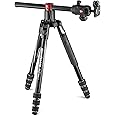 Manfrotto Befree GT XPRO Aluminium Camera Tripod, 496 Centre Ball Head, M-Lock System, 90 Degree ...