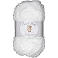 Zarela Baby Fluffy Wool 25g (01 White) : Amazon.co.uk: Home & Kitchen