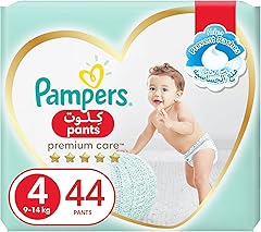 Pampers Premium Care Pants Diapers, Size 4, 9-14kg, Unique Softest ...