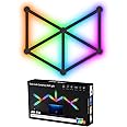TOHETO RGB Wall Light, LED DIY Geometry Splicing Gaming Lights, Backlit ...