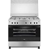 Zanussi - Gas Cooker - 5 Burners - Stainless Steel with Cooling and ...