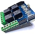 REES52 Relay Shield V0.9B 5V 4-Channel Solid State Relay Module For Arduino - (Works With ...