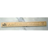 British History Ruler, 1 side Kings & Queens 1 side cms and inches ...