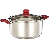 Buy Amazon Brand - Solimo Stainless Steel Heavy Bottom 3 Piece Cookware ...