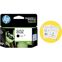 HP 802 Small Black Original Ink Cartridge : Amazon.in: Computers ...
