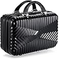 Tolida Makeup Travel Case, Hard Shell Cosmetic Organizer Bag with ...