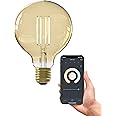 CALEX - Smart Filament Bulb E27, WiFi LED G95 Bulb, Warm White Light ...