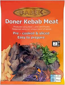 Babek Doner Kebab Meat, 600g (Frozen): Amazon.co.uk: Grocery
