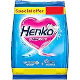 Henko Stain Care Detergent Powder 4 Kg with Bio Stain Power For Even ...